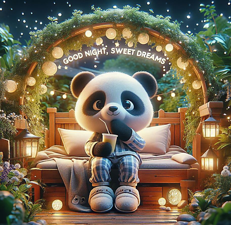 Adorable Panda Good Night Quote Pictures, Photos, and Images for ...
