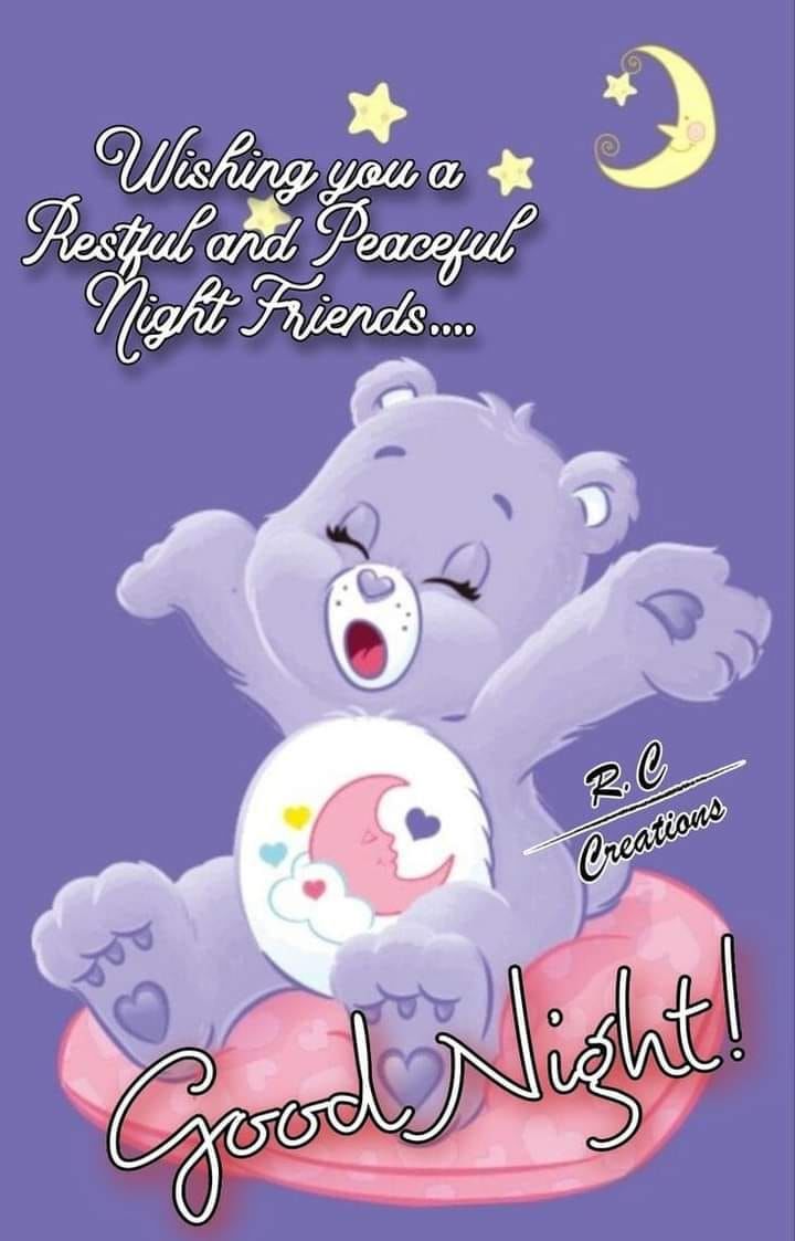 Wishing You A Restful And Peaceful Night Friends...good Night Pictures ...