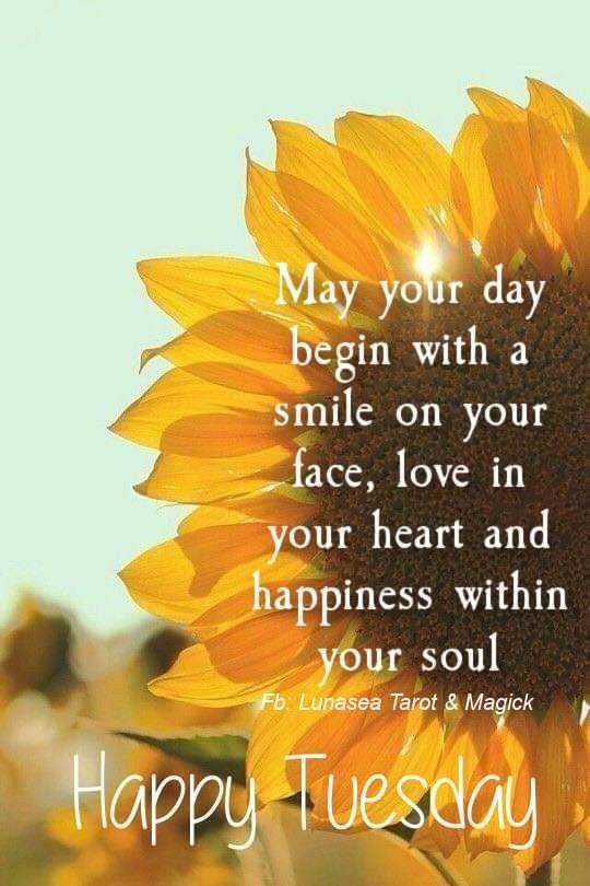 May Your Day Begin With A Smile On Your Face, Love In Your Heart And Happiness Within Your Soul ...