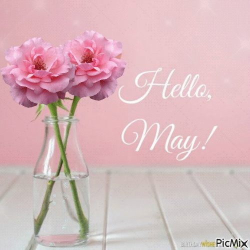 Pink Peony Hello May Gif Pictures, Photos, and Images for Facebook ...