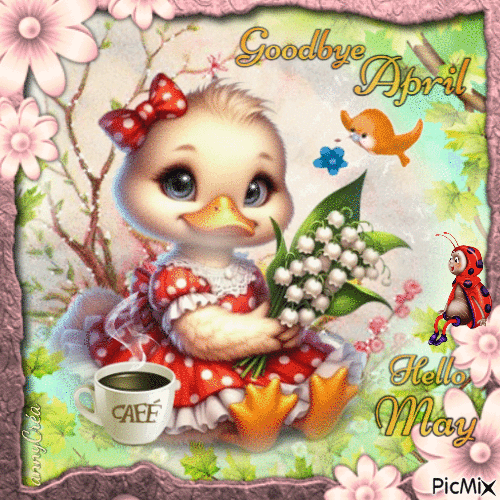 Cute Ducky Goodbye April Hello May Gif Pictures, Photos, and Images for ...