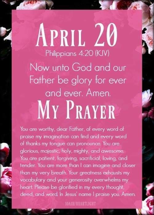 April 20 My Prayer Pictures, Photos, and Images for Facebook, Tumblr ...