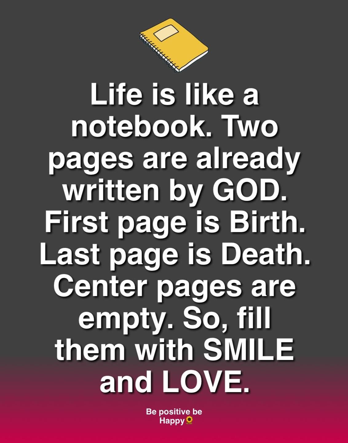 Life Is Like A Notebook Pictures, Photos, and Images for Facebook ...