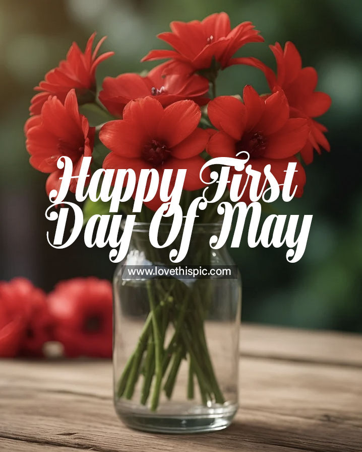 Flowers In Vase - Happy First Day Of May Pictures, Photos, and Images ...