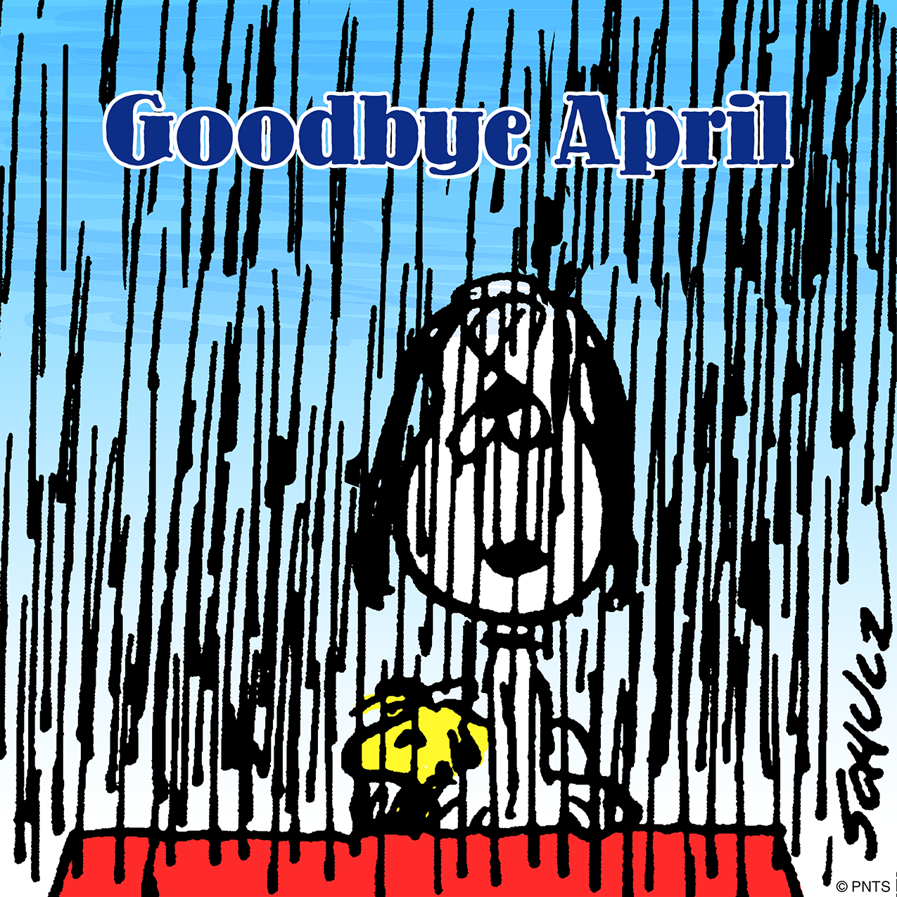 Snoopy In The Rain - Goodbye April Pictures, Photos, and Images for ...