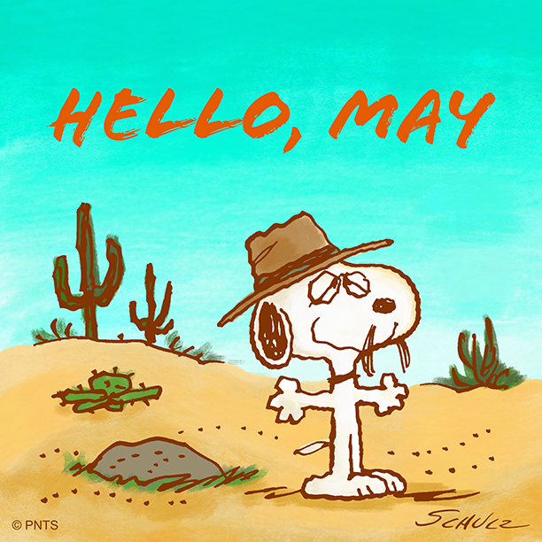 Snoopy In Desert - Hello May Pictures, Photos, and Images for Facebook ...