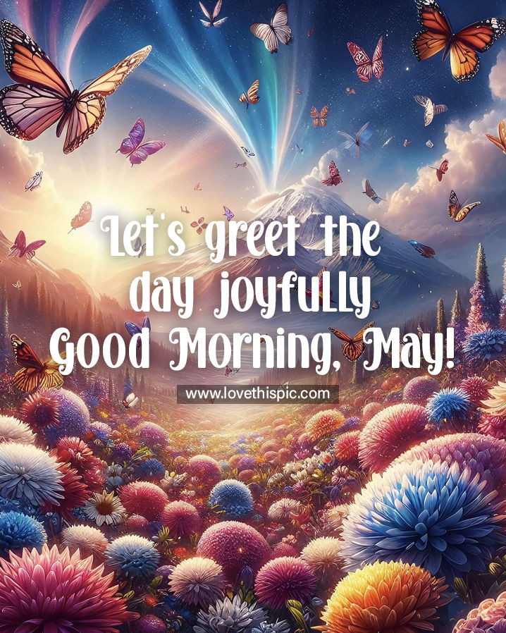 Let's Greet The Day Joyfully Good Morning, May! Pictures, Photos, and ...