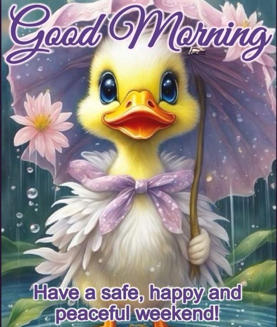 Good Morning, Have A Safe, Happy And Peaceful Weekend Pictures, Photos ...