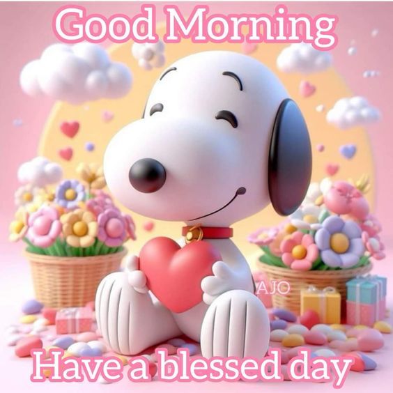 Cute Snoopy Good Morning Blessing Pictures, Photos, and Images for ...