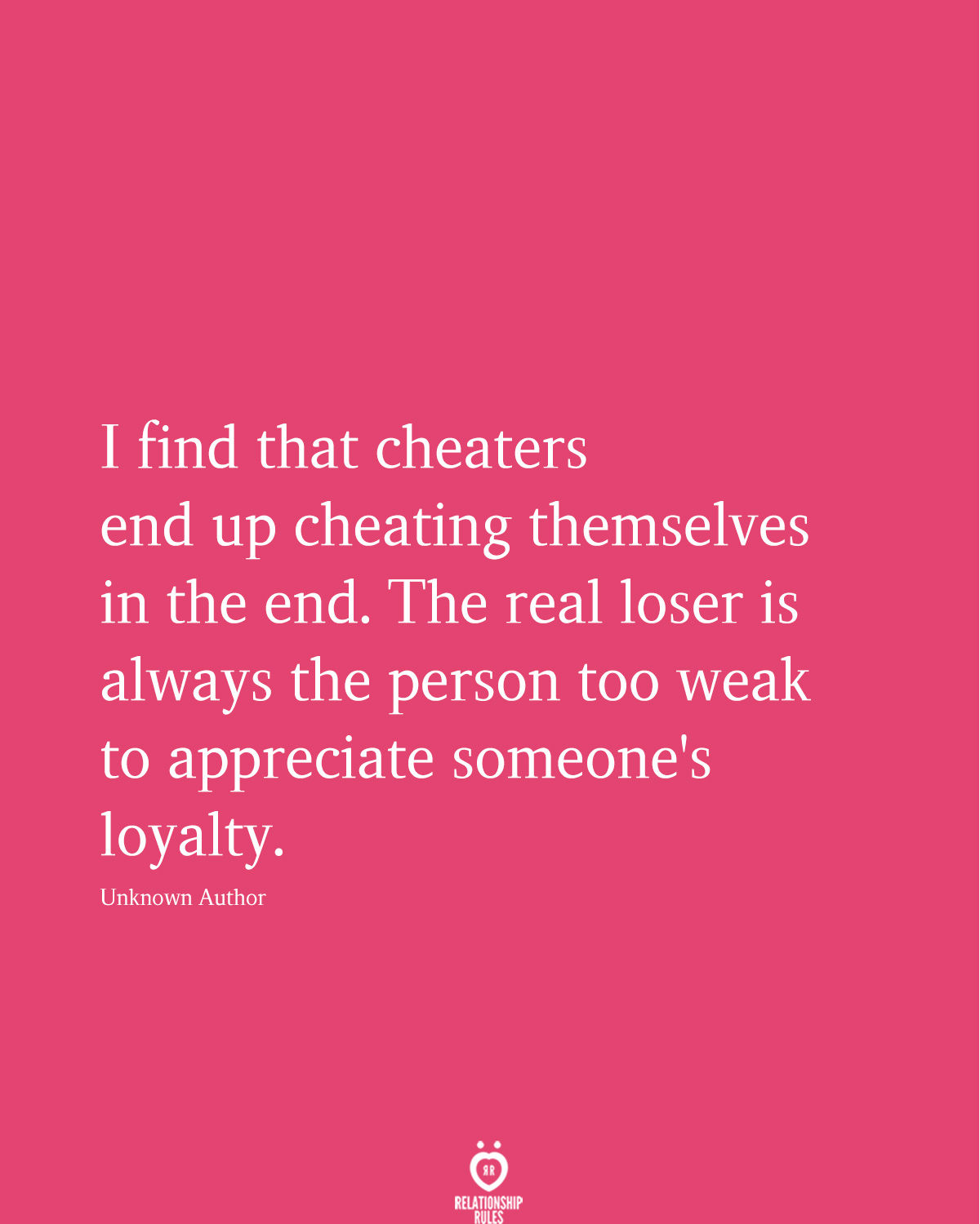 I Find That Cheaters End Up Cheating Themselves In The End. Pictures ...