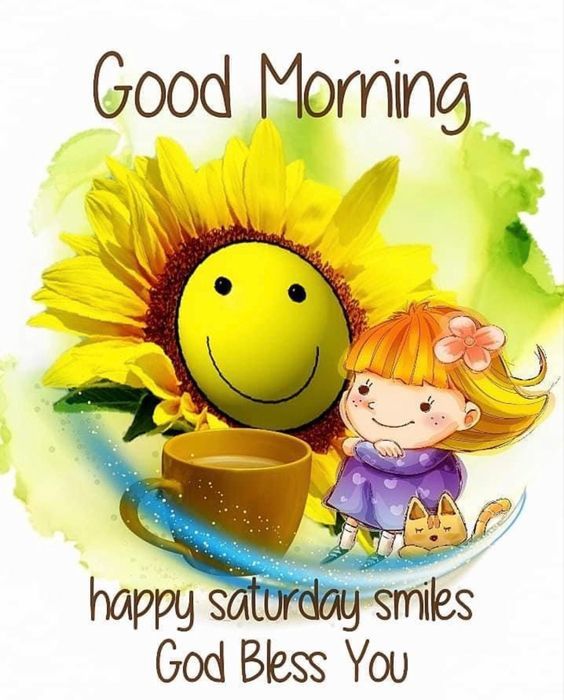 Happy Saturday Smiles, Good Morning Pictures, Photos, and Images for ...