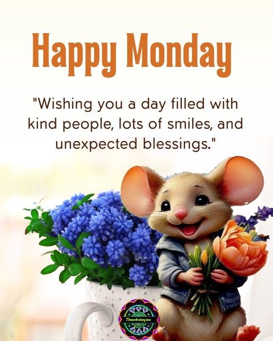 Happy Monday: Wishing You A Day Filled With Kind People, Lots Of Smiles ...