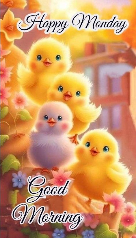 Happy Chicks - Happy Monday, Good Morning Pictures, Photos, and Images ...