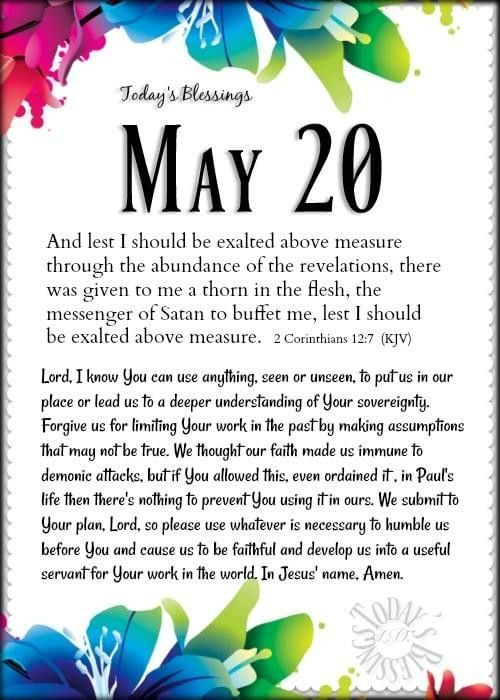 Today's Blessings For May 20 Pictures, Photos, and Images for Facebook ...