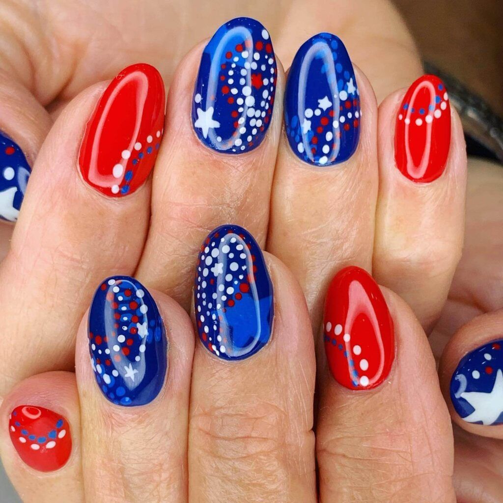 Red & Blue 4th Of July Nails Pictures, Photos, and Images for Facebook ...