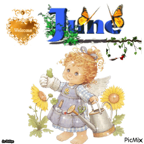 Welcome June With Cute Angel Pictures, Photos, and Images for Facebook ...