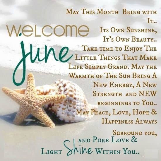 Beach Themed Welcome June Quote Pictures, Photos, and Images for ...