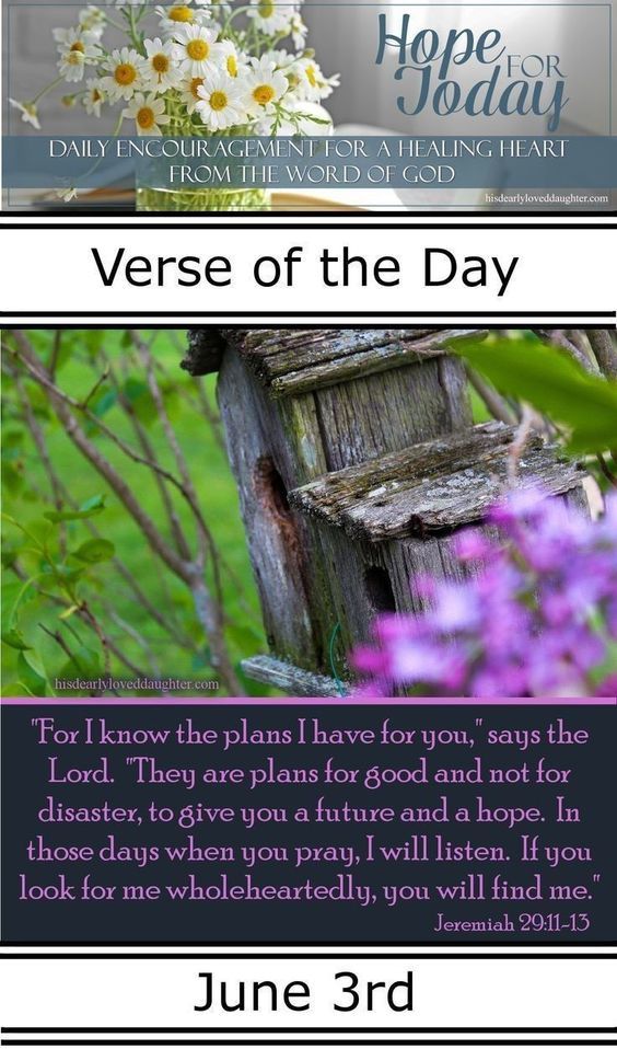 Verse Of The Day, June 3rd Message Pictures, Photos, and Images for ...