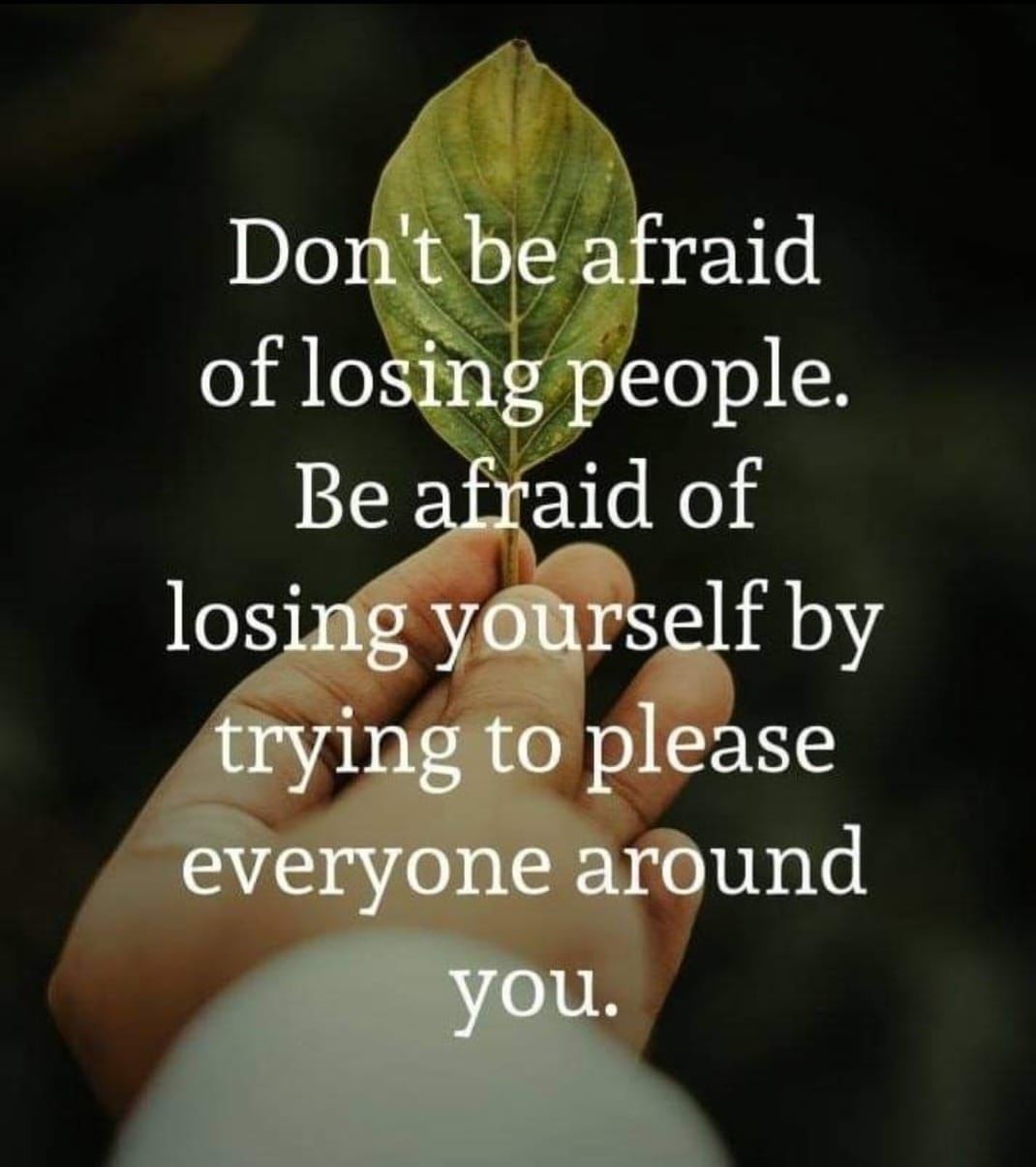 Don't Be Afraid Of Losing People. Pictures, Photos, and Images for ...