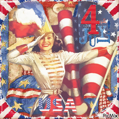 Patriotic Woman 4th Of July Gif Pictures, Photos, and Images for ...