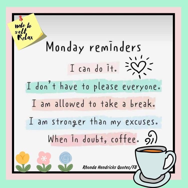 Monday Reminders Pictures, Photos, and Images for Facebook, Tumblr ...