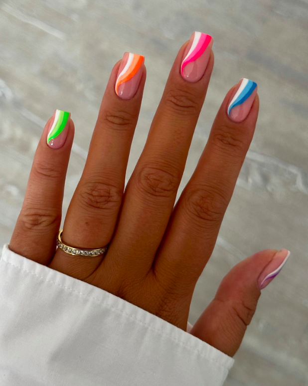 Vibrant Swirl Nails Pictures, Photos, and Images for Facebook, Tumblr ...