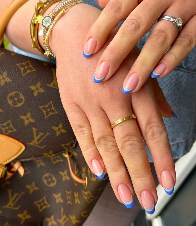 Double French Tip Nails Pictures, Photos, and Images for Facebook ...