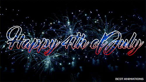Happy 4th Of July Fireworks Gif
