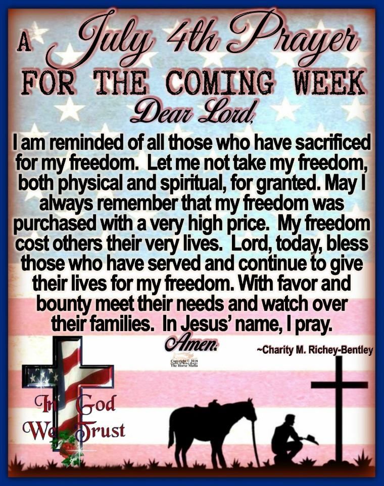 A July 4th Prayer For The Coming Week Pictures, Photos, and Images for ...