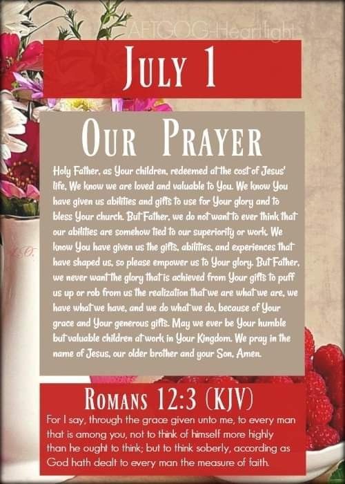 Our Prayer For July 1 Pictures, Photos, and Images for Facebook, Tumblr ...