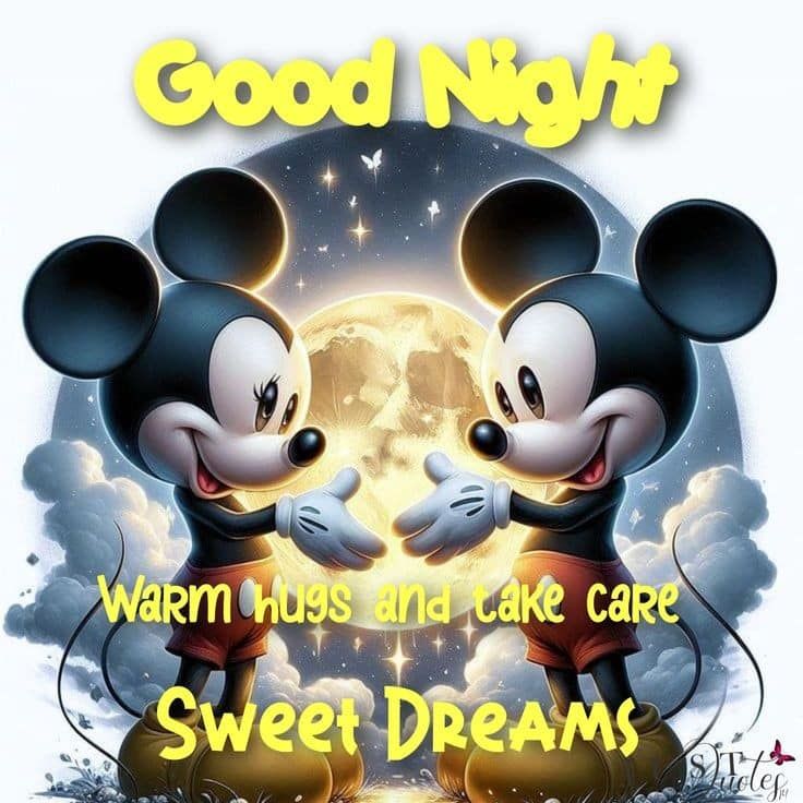 Mickey Mouse Good Night Quote Pictures, Photos, and Images for Facebook, Tumblr, Pinterest, and ...
