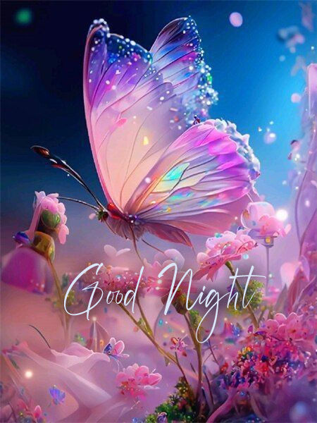 Magical Butterfly - Good Night Pictures, Photos, and Images for ...