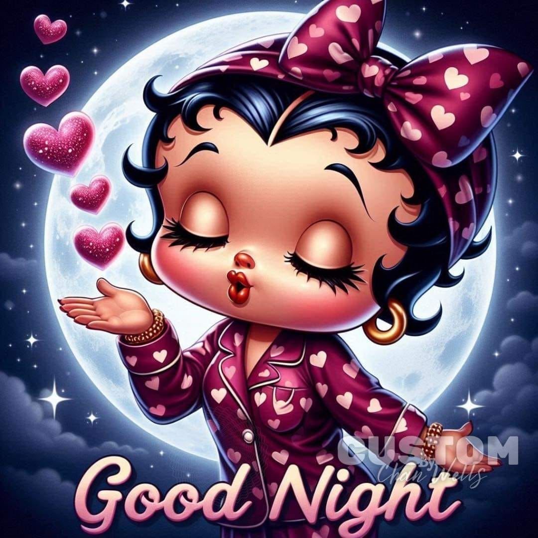 Betty Boop Blowing Kiss: Good Night Quote Pictures, Photos, and Images for Facebook, Tumblr ...