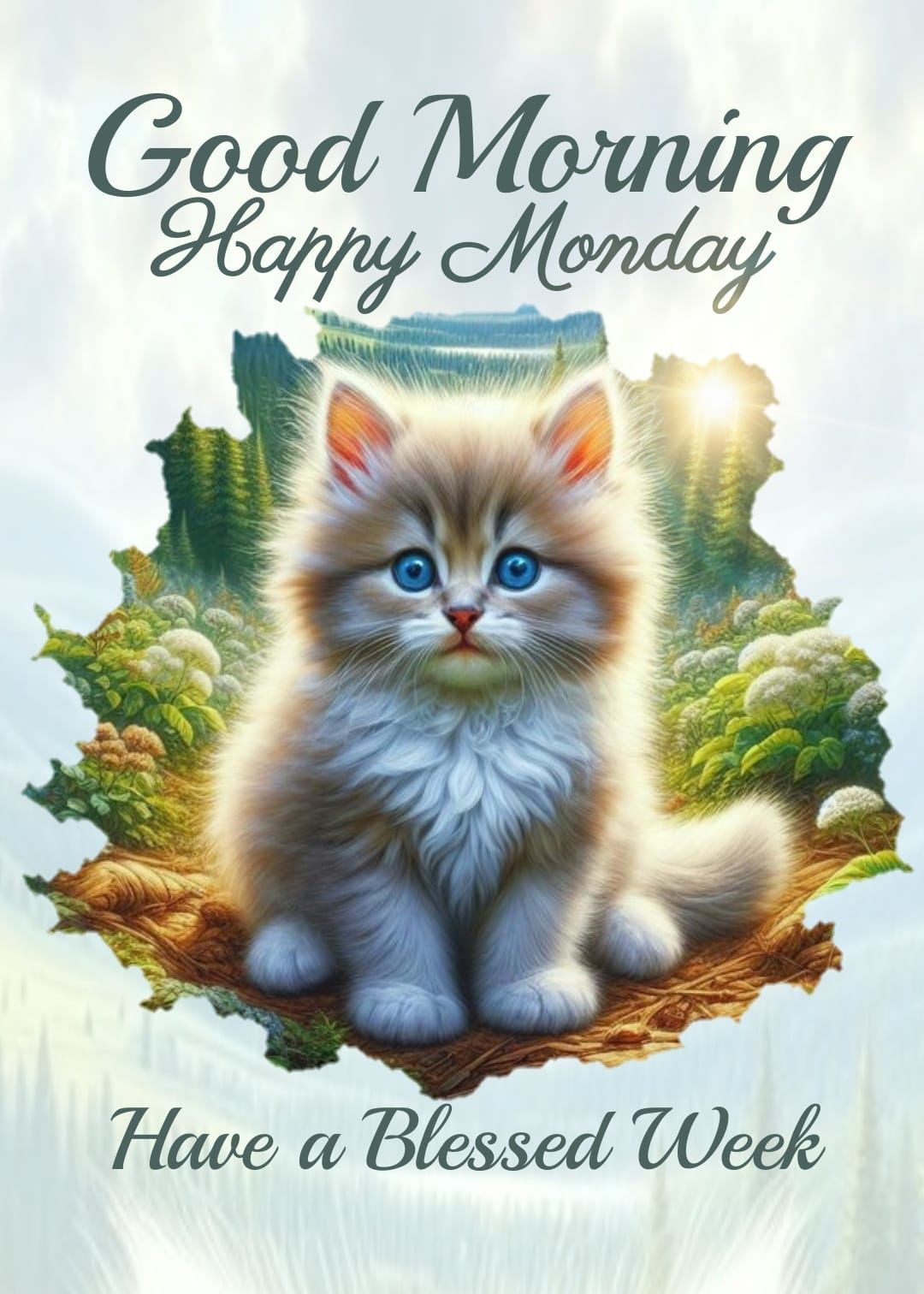 Pretty Kitten - Good Morning, Happy Monday Pictures, Photos, and Images ...