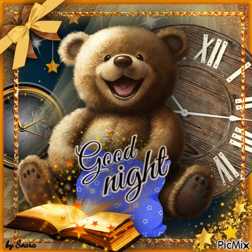 Happy Teddy Bear Good Night Gif Pictures, Photos, and Images for ...
