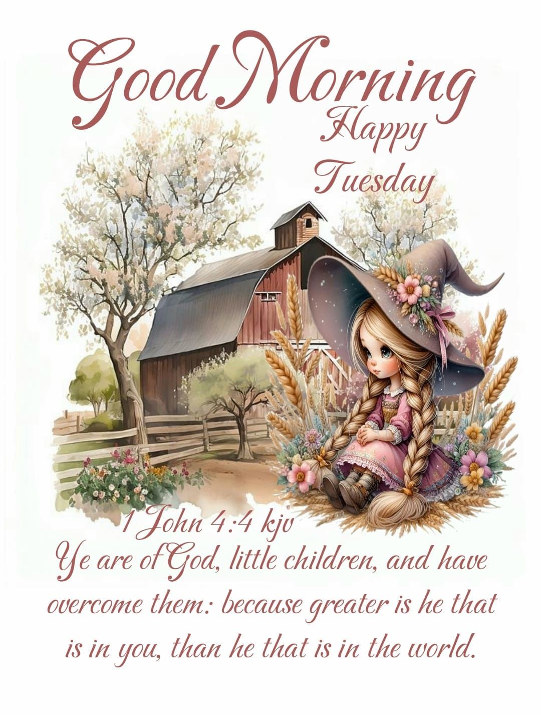 1 John 4:4 Good Morning Tuesday Quote Pictures, Photos, and Images for ...