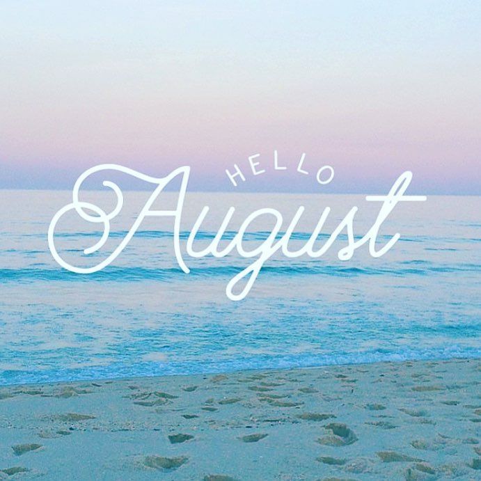 Beach Sunset - Hello August Quote Pictures, Photos, and Images for Facebook, Tumblr, Pinterest ...