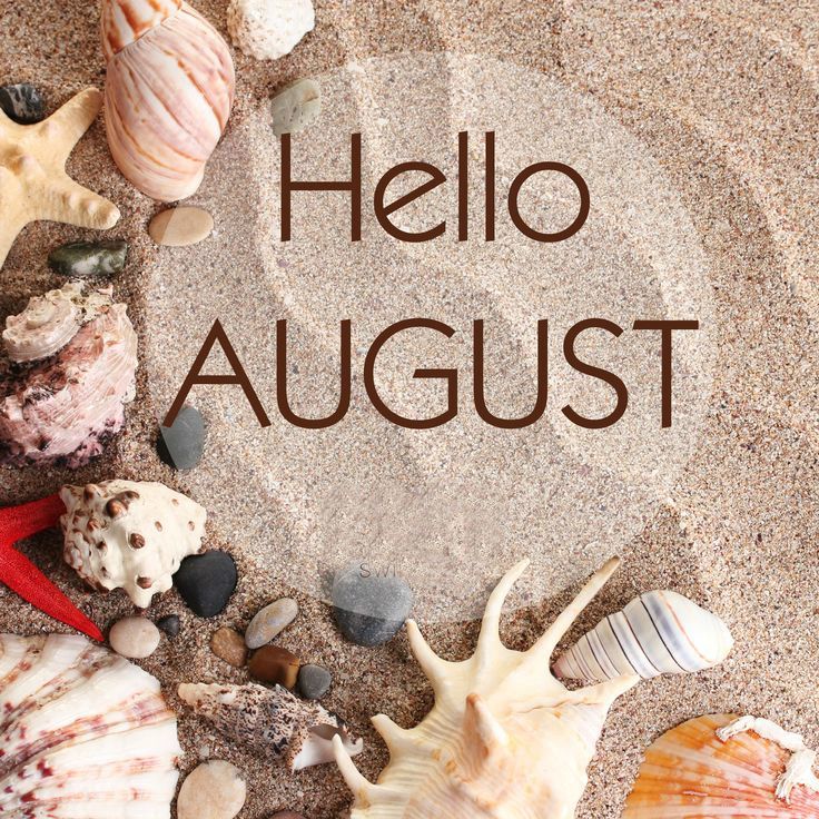 Beach Themed Hello August Quote Pictures, Photos, and Images for ...
