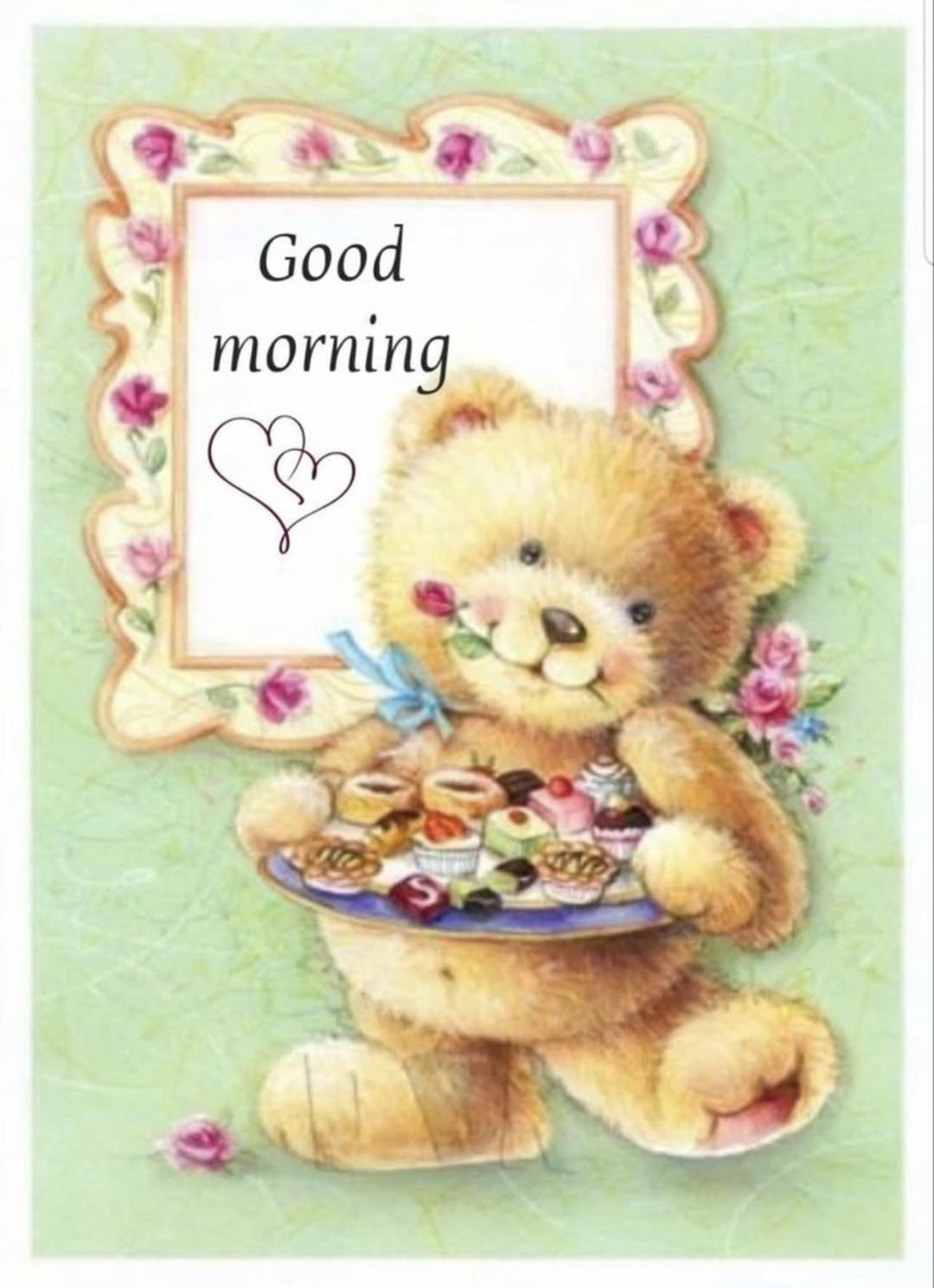 Vintage Good Morning Quote With Teddy Bear Pictures, Photos, and Images ...