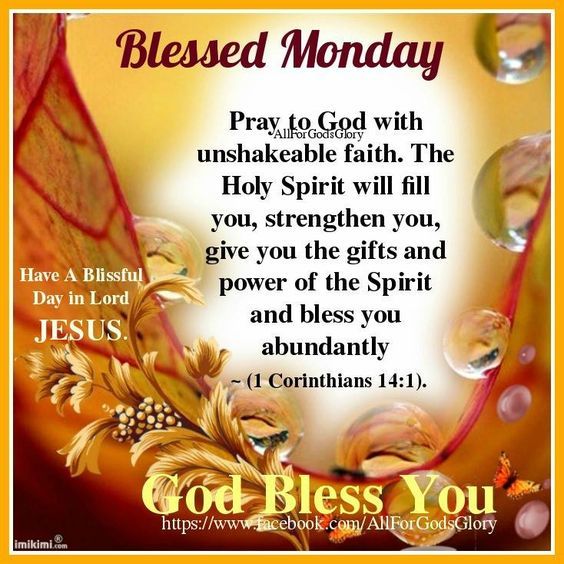 Blessed Monday: God Bless You Pictures, Photos, and Images for Facebook ...
