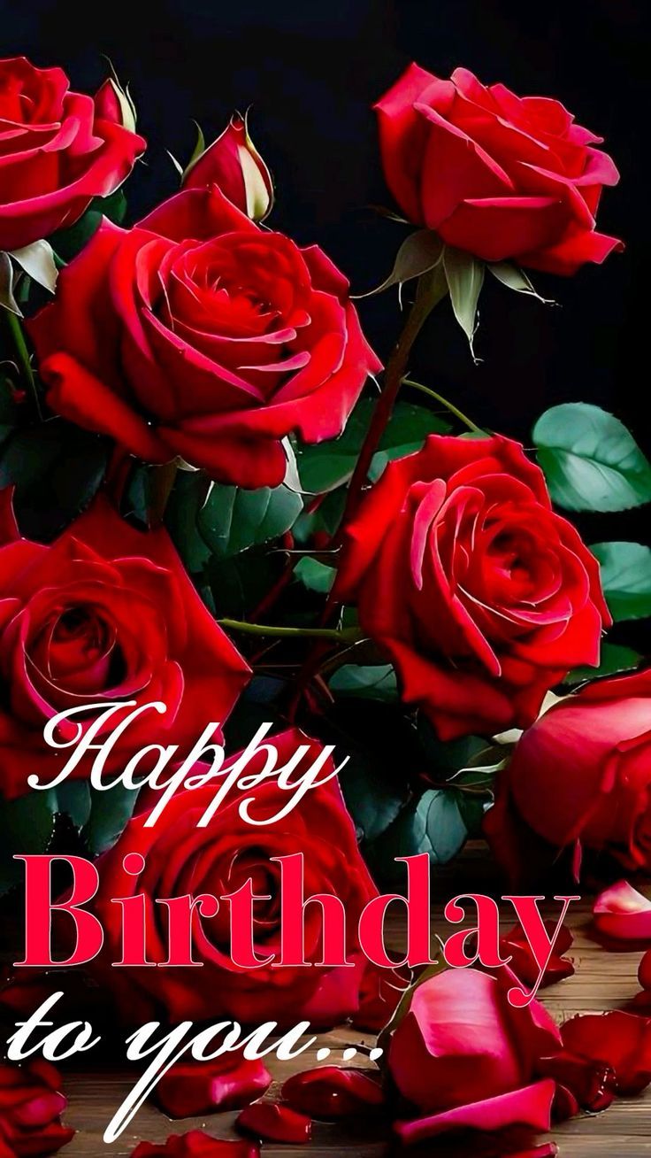Red Rose, Happy Birthday To You Quote Pictures, Photos, and Images for ...