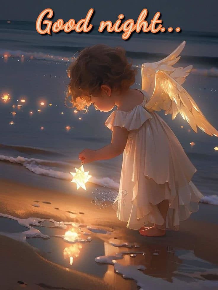 Good Night With Adorable Angel Pictures, Photos, and Images for ...