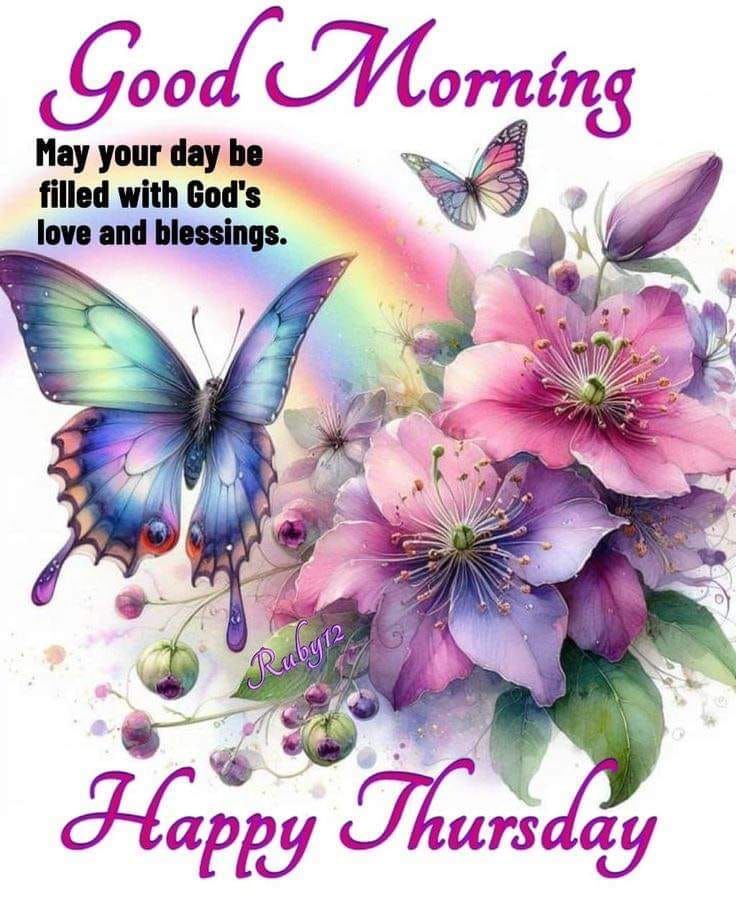 Pretty Butterflies - Good Morning, Happy Thursday Pictures, Photos, and ...