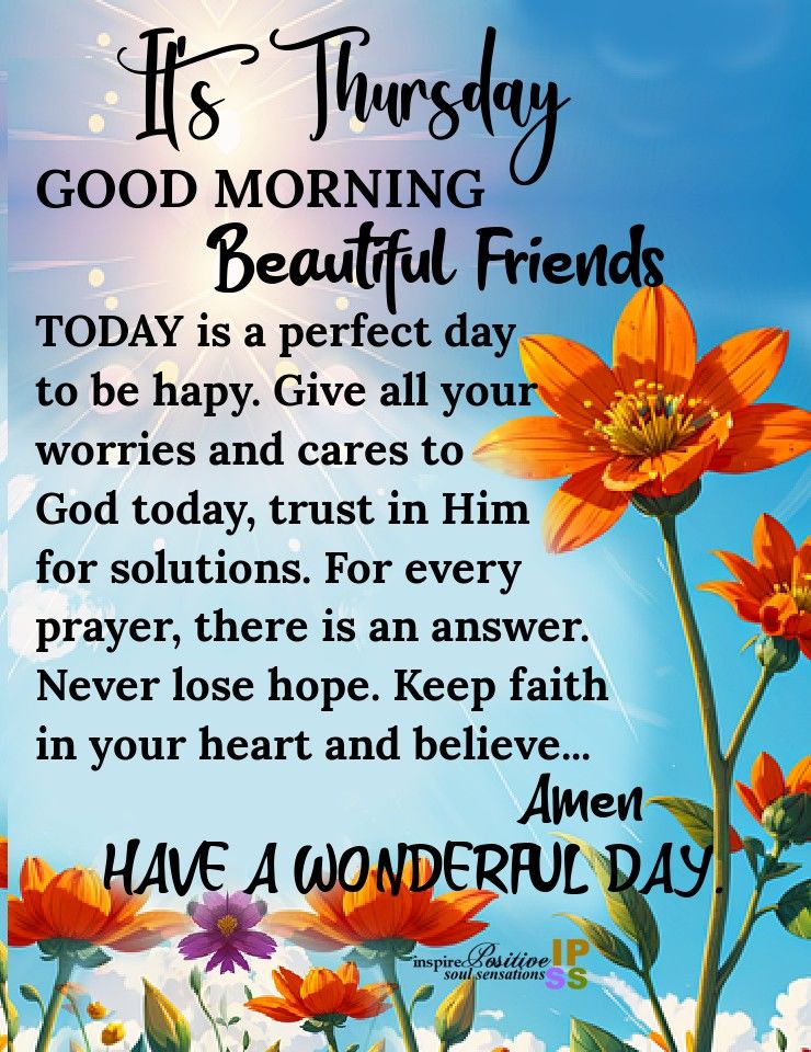 It's Thursday. Good Morning Beautiful Friends Pictures, Photos, and ...
