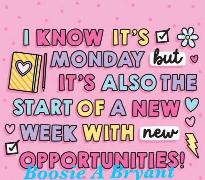 I Know It's Monday But It's Also The Start Of A New Week With New ...