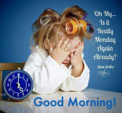 Oh My...is It Really Monday Again Already? Good Morning! Pictures, Photos, and Images for ...