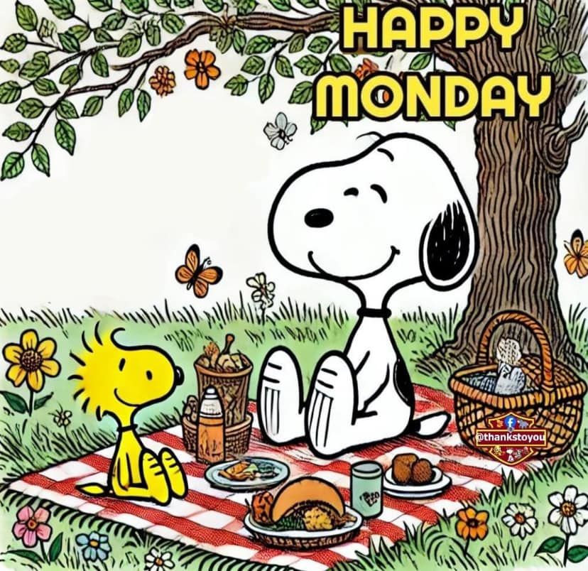 Snoopy Picnic - Happy Monday Pictures, Photos, and Images for Facebook ...