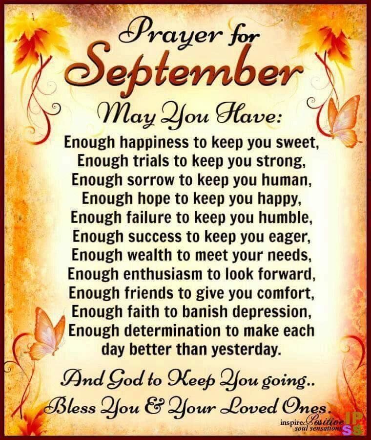 Prayer For September, May You Have.. Pictures, Photos, and Images for ...
