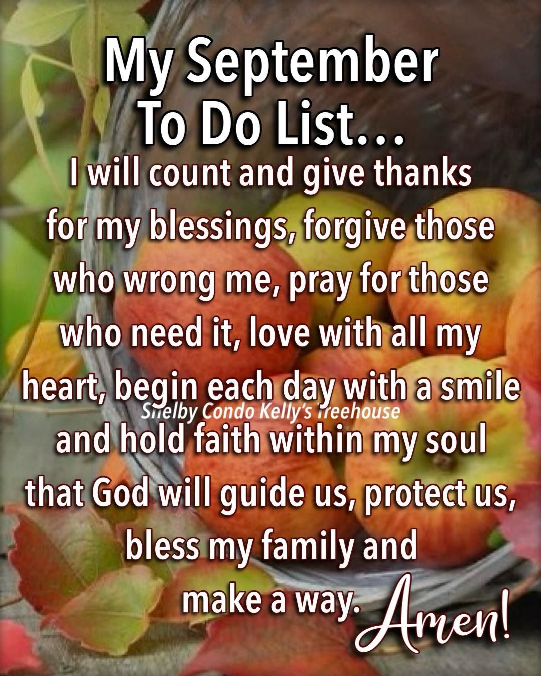 My September To Do List... Pictures, Photos, and Images for Facebook ...