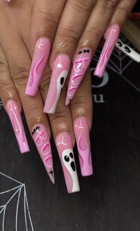 Pink Boo Nails Pictures, Photos, and Images for Facebook, Tumblr ...